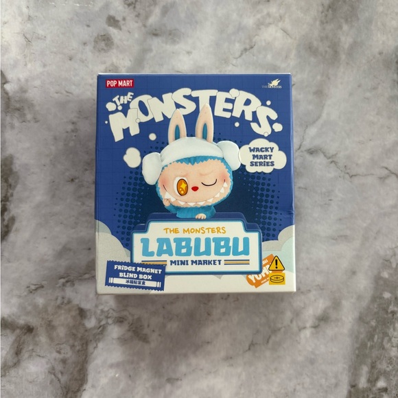 POP MART | Other | Pop Mart The Monsters Labubu Fridge Magnet Blue ...